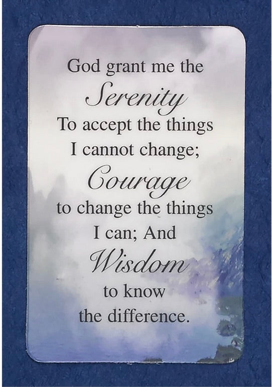 Serenity Prayer Card – A Daily Source of Strength and Peace – The ...